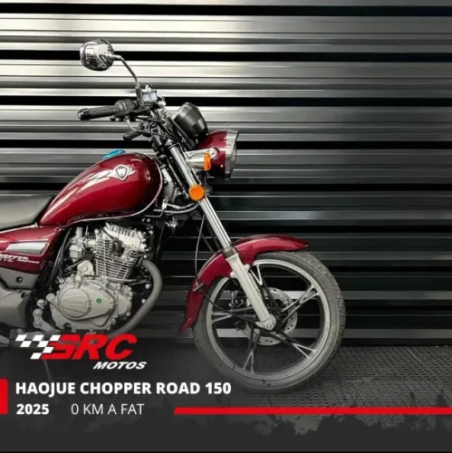 Motos Haojue Chopper Road 150 no Brasil