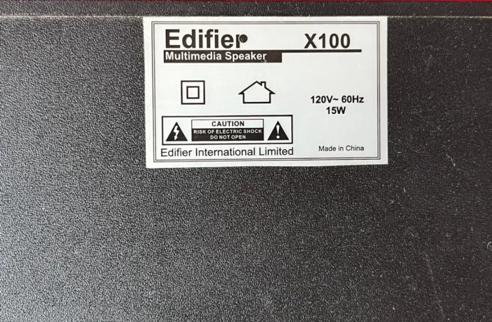 "edifier x100" no Brasil