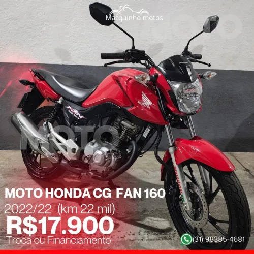 Motos Honda CG 160 FAN Flex no Brasil
