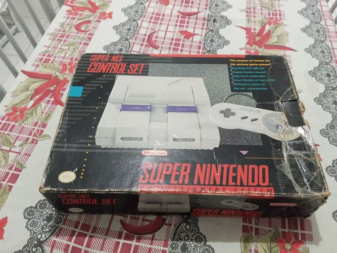 "super nintendo original" no Brasil
