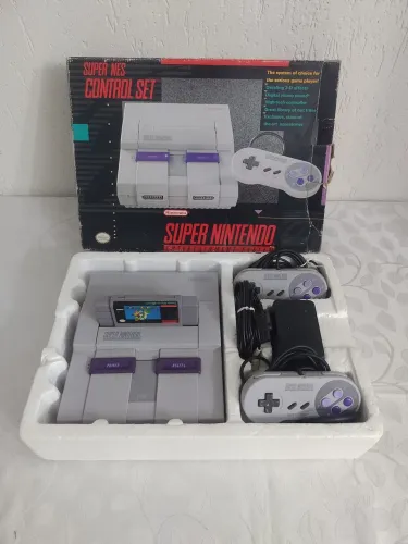"super nintendo original" no Brasil