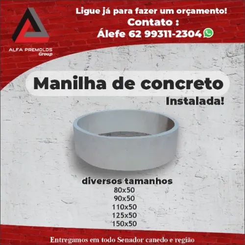 "manilhas-de-concreto" no Brasil