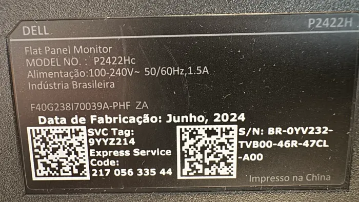 "monitores de 24 polegadas" - Monitores no Brasil