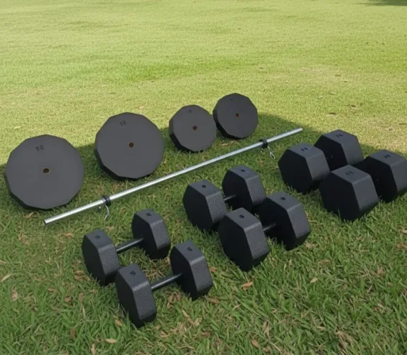 "kit de pesos de academia" - Academia e Exercícios no Brasil