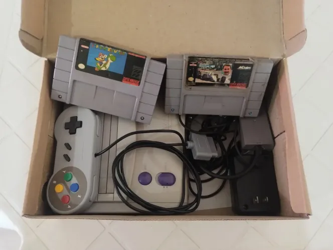 "super nintendo antigo" no Brasil