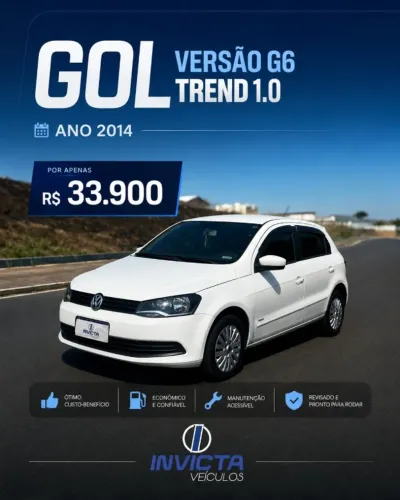 Volkswagen Gol Geração VI 1.0 8V MI Total Flex Mec. 4P Usados e Novos ...