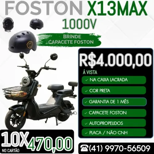 Motos Scooter Eletrica X13 1000w no Brasil