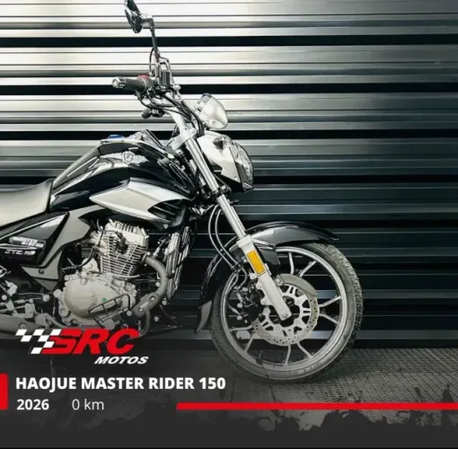 Motos Haojue Master Ride no Brasil
