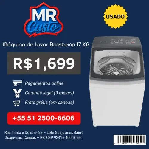 Máquinas de Lavar Roupa - Canoas, Grande Porto Alegre - Rio Grande do Sul